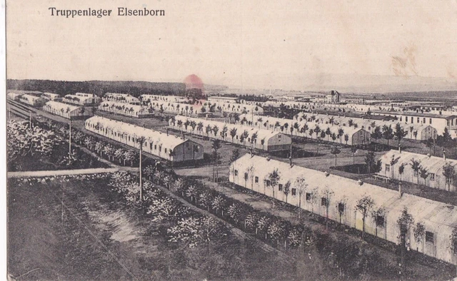 WK 1 1917 AK Deutsches-Reich Elsenborn Feldpost Lager Truppenlager ...