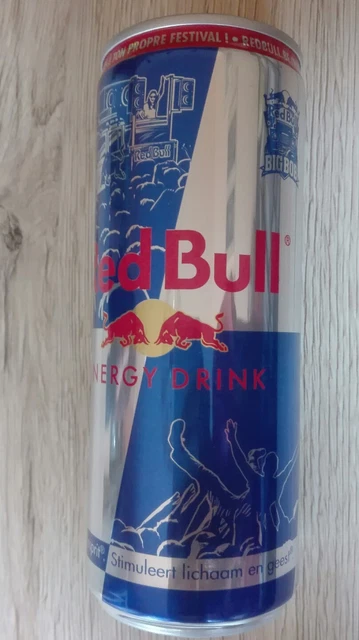 1 ENERGY DRINK Dose Red Bull Big Bob Festival Full Voll 250ml Can ...