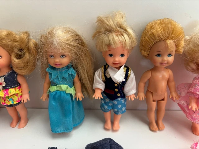 VINTAGE BARBIE MATTEL Kelly Dolls Bundle & Clothes Lot £21.50 - PicClick UK