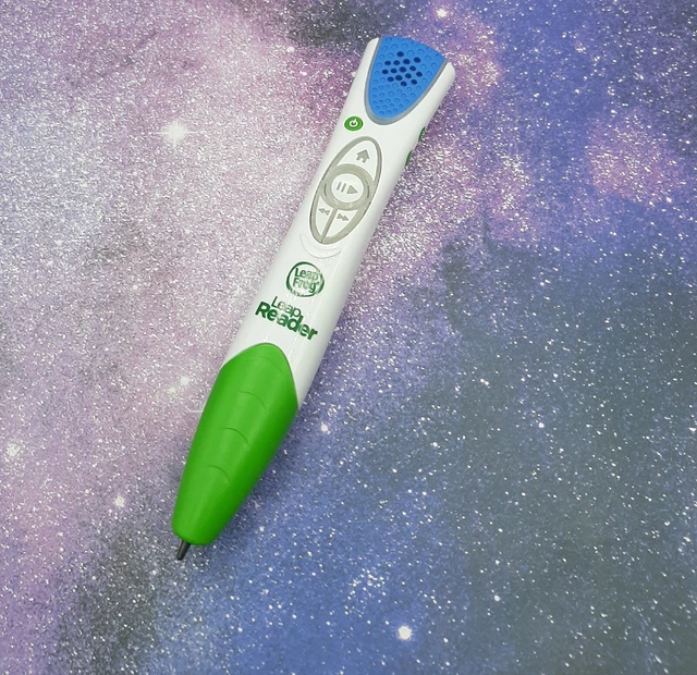 leapfrog-leap-reader-pen-stylus-green-61612-tested-working-25-14