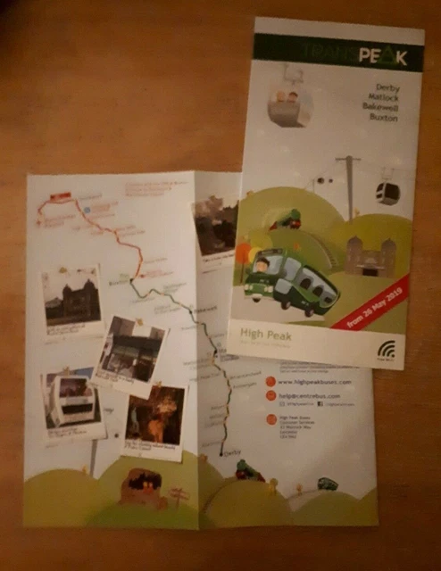 TM TRAVEL: TRANS Peak bus timetable leaflet May 2019 edition EUR 1,58 ...