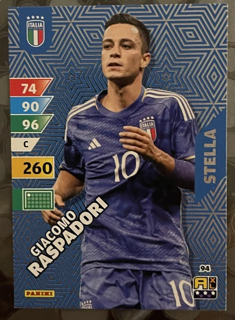 PANINI ADRENALYN XL AZZURRI 2024 - Esselunga - STELLA RASPADORI Card 94 ...