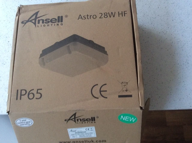 2D 28W ANSELL AA28/WO/HF Astro 28w. Hf Ip65 Bulkhead. Brand New More ...