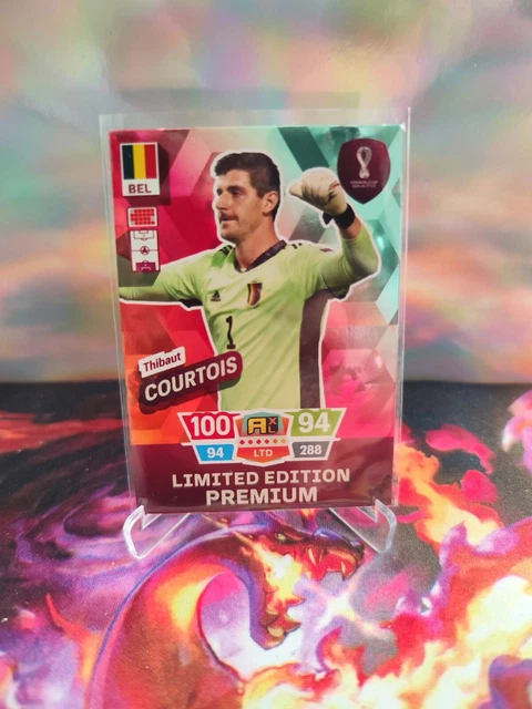 PANINI CARD BOOSTER Fresh English Keeper Thibaut Courtois Limited ...