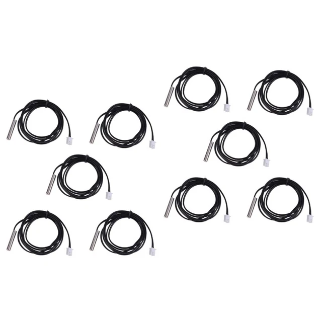 10 PCS 10K Ohm Thermistor Temperature Transducer Sensor Probe £10.32 ...