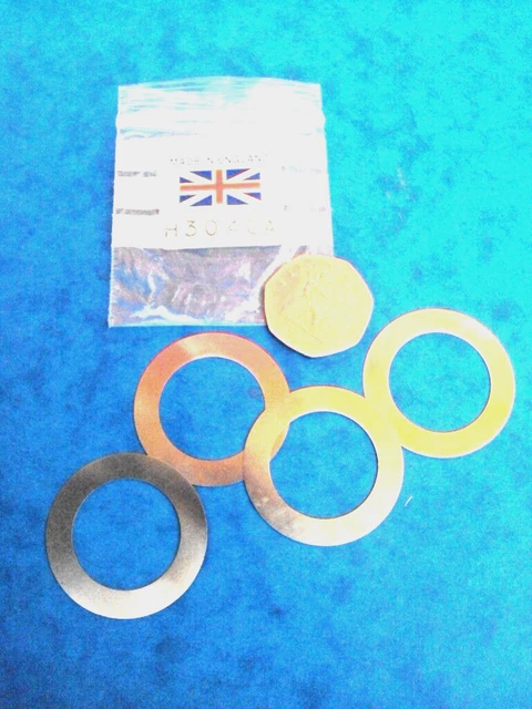 TRIUMPH PRE-UNIT SWINGING Arm Shim Set 5T Tiger100 T110 6T Tr6 T120 ...