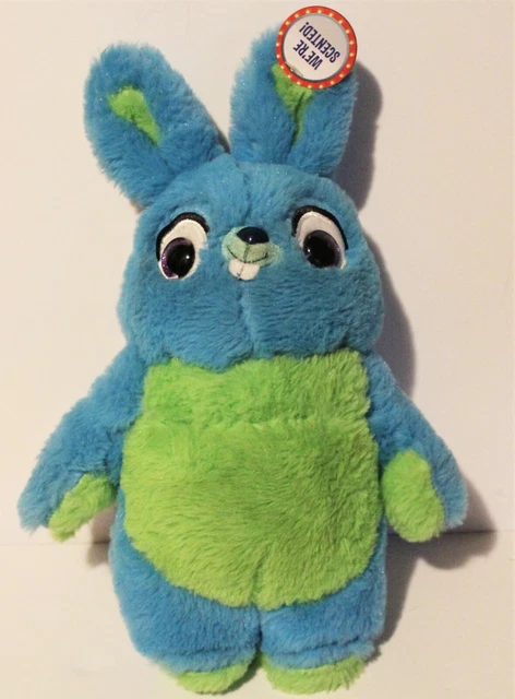 DISNEY PIXAR TOY Story 4 Bunny Rabbit Stuffed Plush Green And Blue $7. ...
