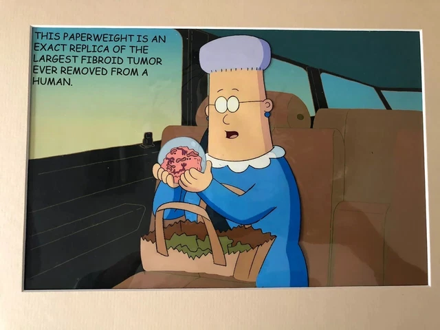 DILBERT ORIGINAL PRODUCTION Cels Original Background Studio Seal ...
