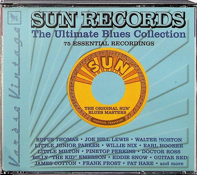 SUN RECORDS-THE ULTIMATE Blues Collection 3-CD -Varese- RARE (Walter ...