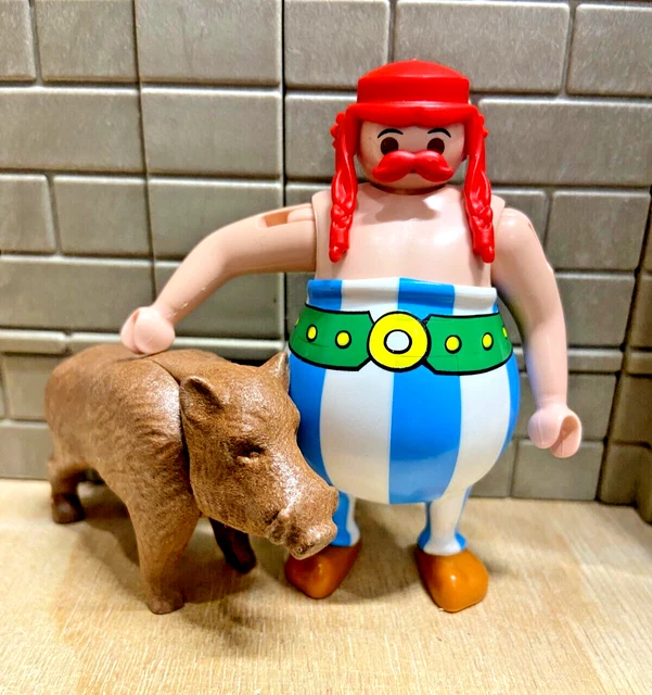 PLAYMOBIL FILM DESSIN Animé BD ASTERIX GAULOIS OBELIX SANGLIER 21B ...