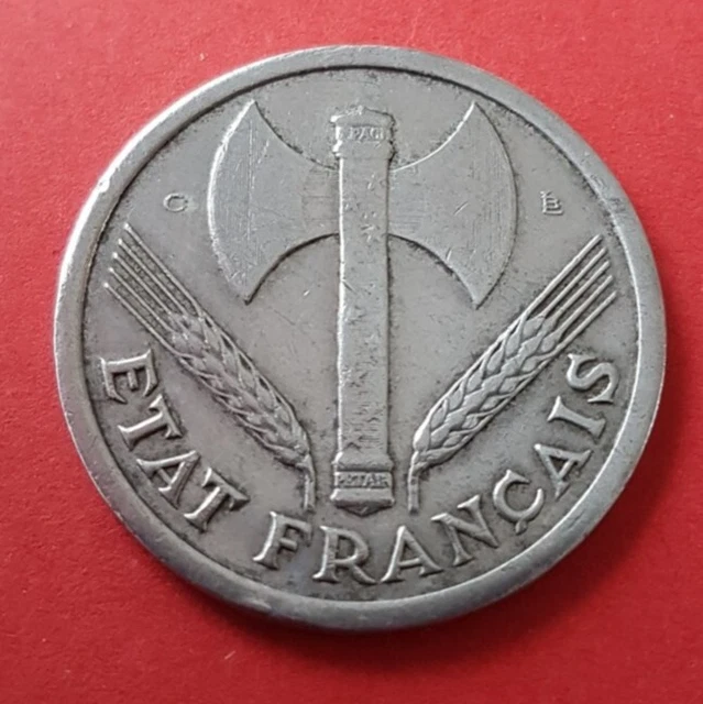 MONNAIE DE 2 Francs De 1944 C Bazor Aluminium EUR 2,50 - PicClick FR