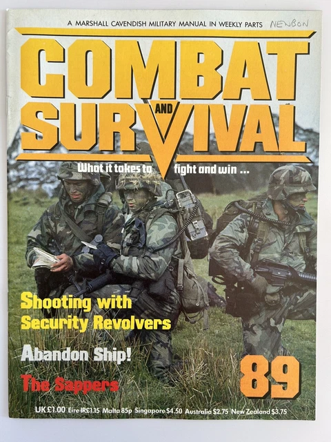 COMBAT AND SURVIVAL Weekly Manual Magazine Volume 5 Issue 89 £1.75 ...