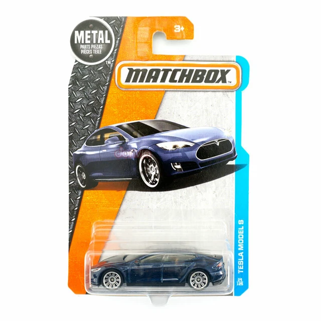 MATCHBOX TESLA MODEL S MBX Adventure City -Wear on Card $20.00 ...