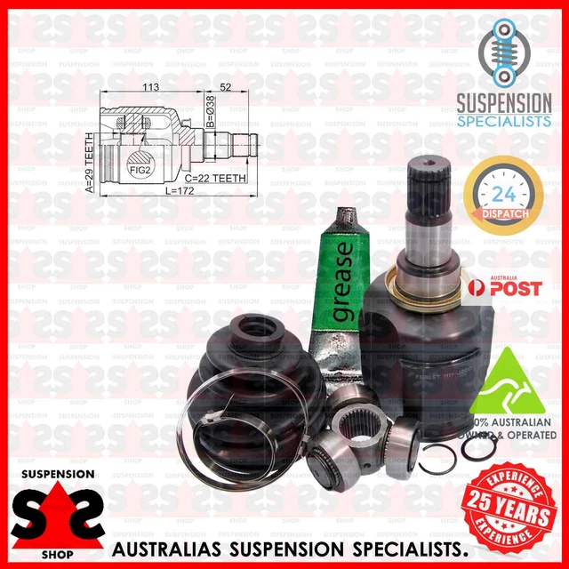 FRONT AXLE JOINT Kit, Drive Shaft Suit DAEWOO Lacetti Saloon 1.6 LACETTI Saloon EUR 87,77 ...