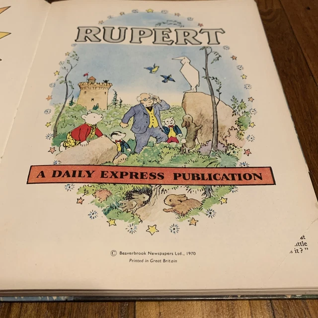 RUPERT BEAR (DAILY Express Annual) Vintage 1970 very good condition £6. ...