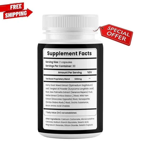 (5 PACK) VIRILPRIME Capsules for Men Viril Prime ED Pills Male ...