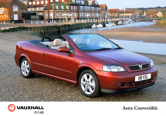 VAUXHALL-OPEL ASTRA MK4 Convertible Press Photo Collection DVD 2000 ...