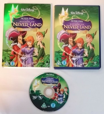 PETER PAN IN Return to Never Land (DVD, 2007, Pixie Powered Edition) New Sealed EUR 22,74 ...