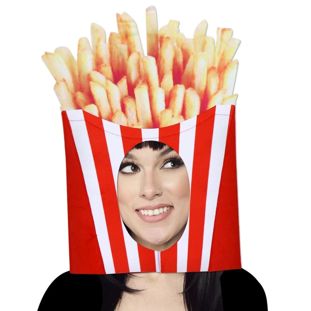 FRENCH FRIES HEADSET Dress up Costume French-Fries-shape Headdress $35. ...