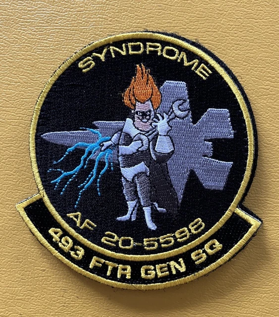 RAF LAKENHEATH USAF 493rd Grim Reapers FGS 20-5598 Syndrome Patch £12. ...