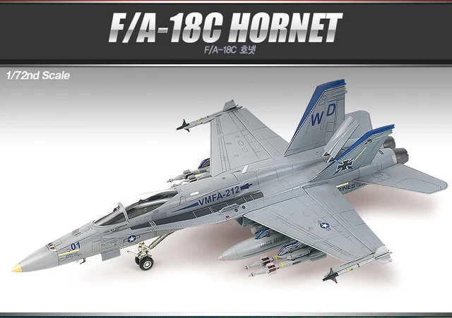 ACADEMY 1/72 F/A-18C HORNET #12411 Model Kit $34.48 - PicClick CA