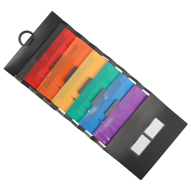 TABLEAU DE POCHE Stockage Fichiers Accordéon Arc-en-ciel EUR 34,59 ...