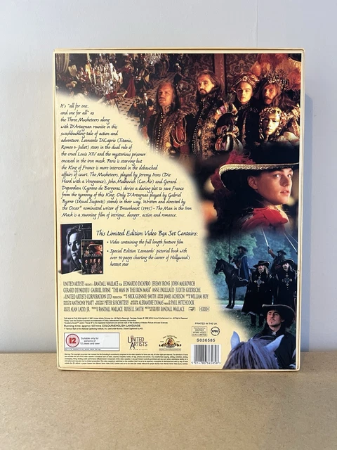 THE MAN IN The Iron Mask, Limited Edition Video Box Set, Book, VHS £17. ...