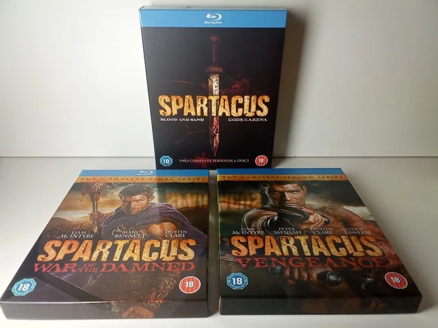 SPARTACUS COMPLETE COLLECTION Box sets Blu ray Region 2 £38.15 ...