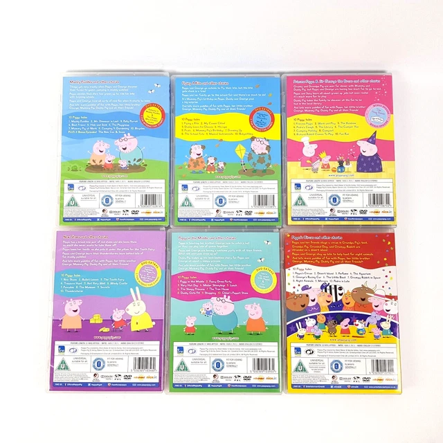 PEPPA PIG 17X DVD Bundle Lot Kids Children TV Show Pre-School Region 2 ...