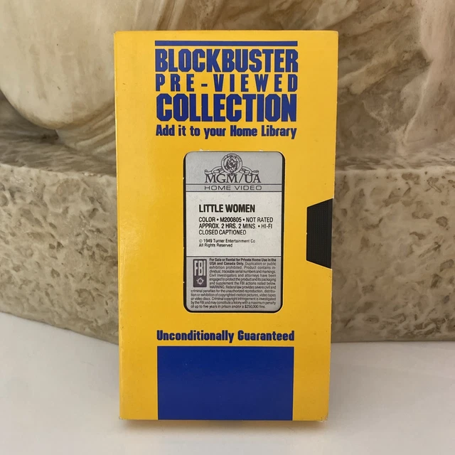 LITTLE WOMEN BLOCKBUSTER Pre-Viewed Collection (VHS) - Free Shipping £ ...