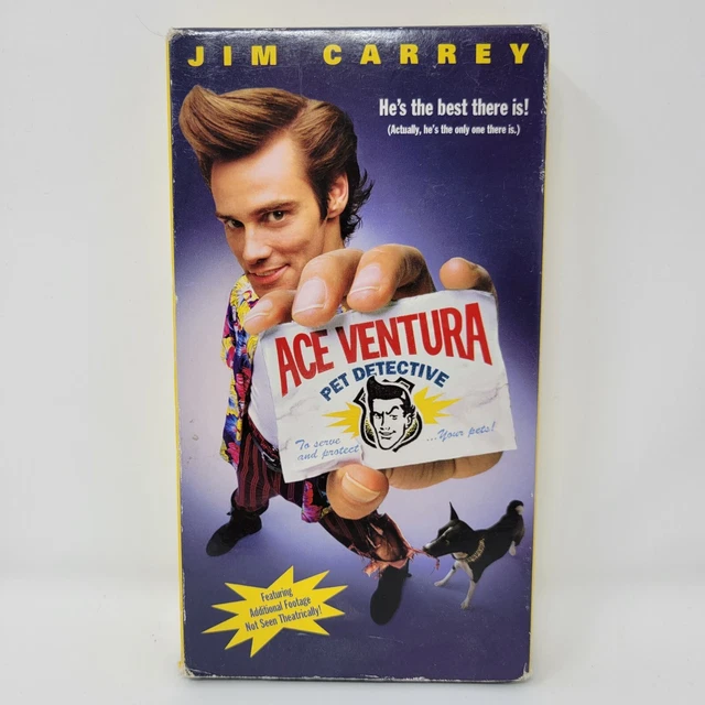 ACE VENTURA: PET Detective VHS Movie Starring Jim Carrey Comedy 1994 £4 ...