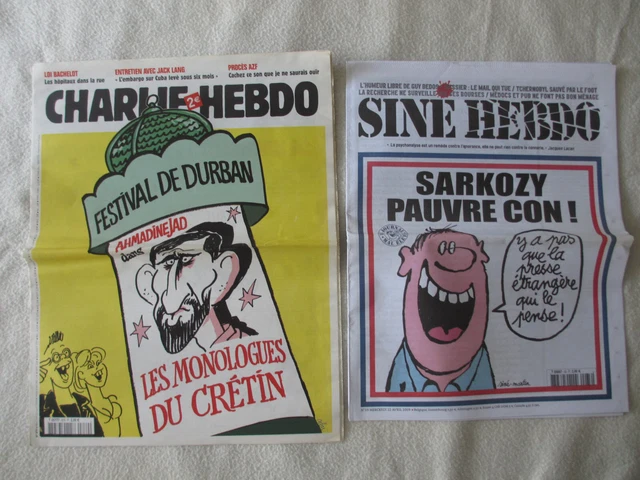 CHARLIE HEBDO N° 879 + Sine Hebo N° 33- 22/04/2009 EUR 5,00 - PicClick FR