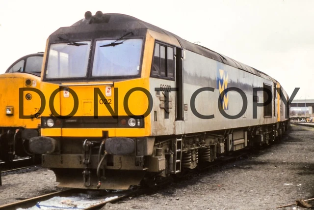 UK DIESEL TRAIN Railway Photograph Of Class 60 60022 Loco. Rm60-118 £1. ...