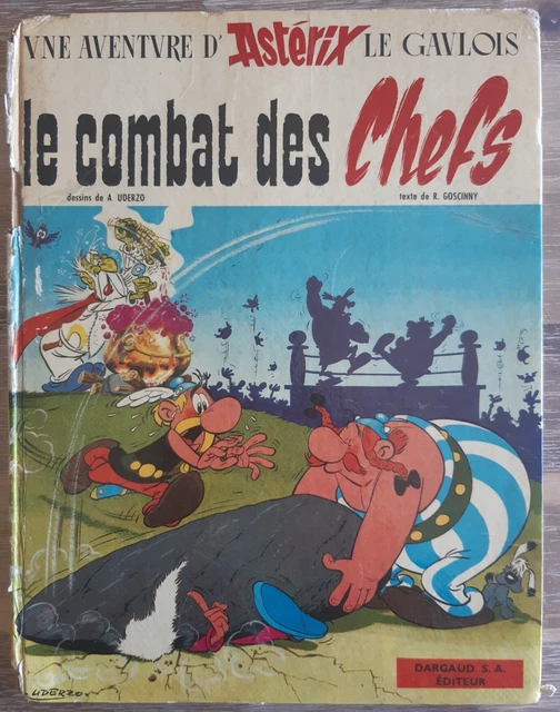 BD ANCIENNE ASTÉRIX Le Combat des Chefs - EO 1966 - DARGAUD - UDERZO ...