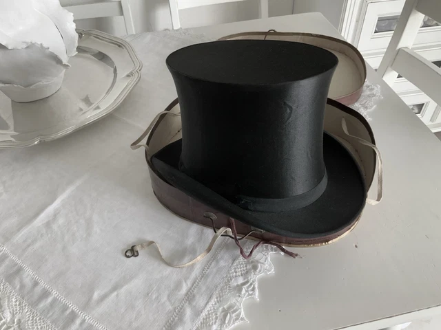 ANCIEN CHAPEAU HAUTE Forme Clic Clac Et Sa Boîte ROMORANTIN 1878 ...