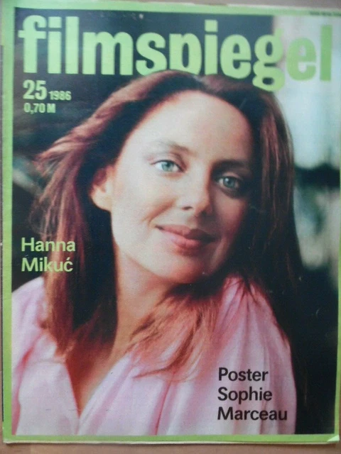 FILMSPIEGEL 25 - 1986 Hanna Mikuc Sophie Marceau Liselotte Pulver K.-L ...
