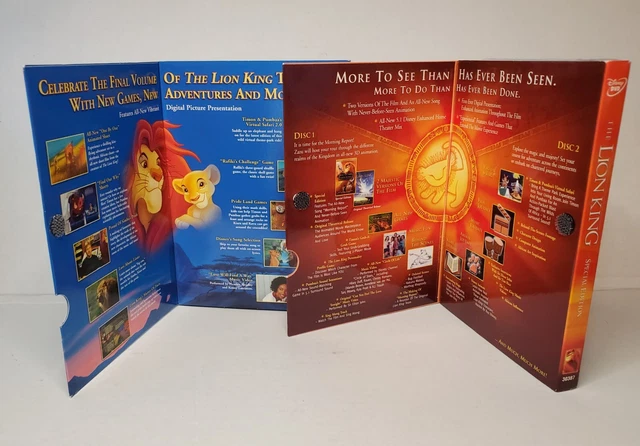 IL RE LEONE e il Re Leone 2 (DVD 2 dischi edizione platino) NUOVO! EUR ...