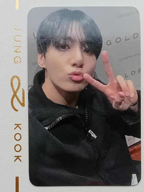 JUNGKOOK GOLDEN OFFICIAL Soundwave Lucky Draw Round 2 Photocard Jung Kook £27.00 - PicClick UK