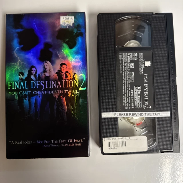 FINAL DESTINATION 2 (2003) VHS New Line Home Entertainment CULT HORROR ...