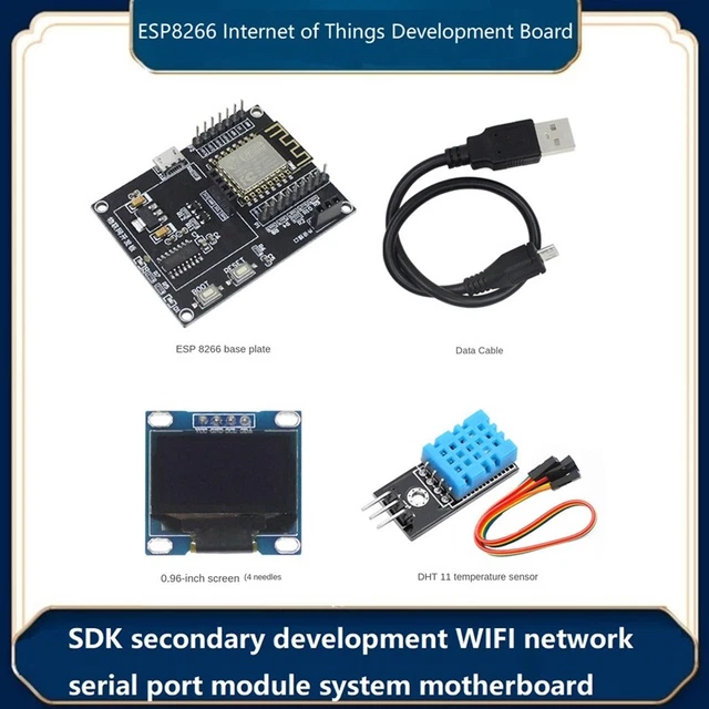 CARTE DE DÉVELOPPEMENT ESP8266 Internet des Objets + éCran 0,96 Pouces ...