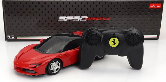 MODELLINO AUTO RADIOCOMANDATO Ferrari Sf90 Stradale Hybrid 2019 Rosso ...