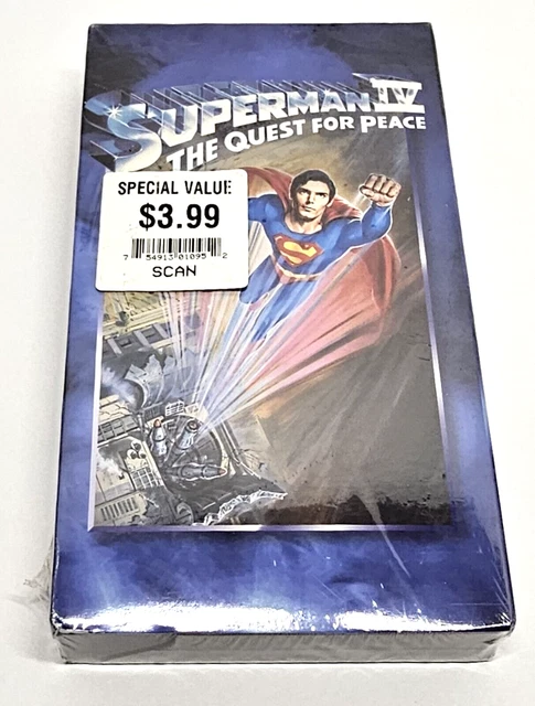 SUPERMAN IV THE Quest for Peace VHS 2001 Brand New Sealed £13.62 ...