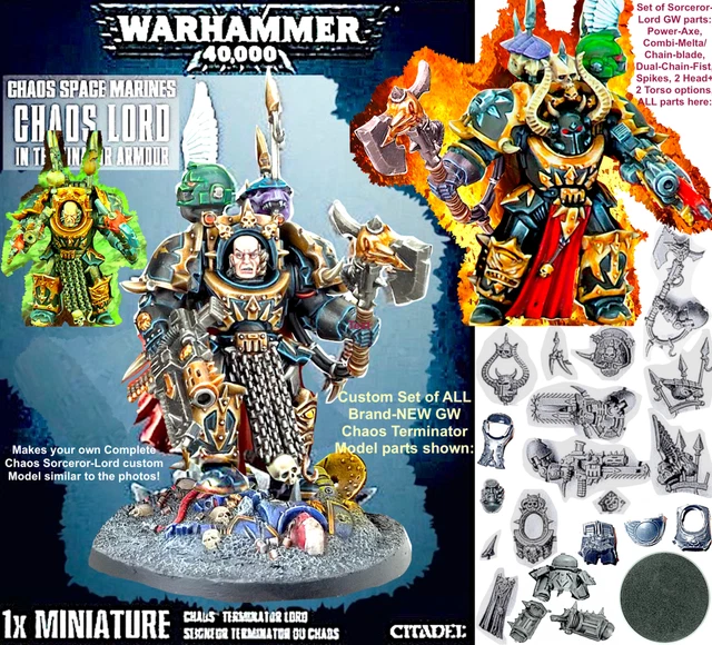 WARHAMMER 40K CHAOS Space Marines Terminator Lord SMC Spiele Workshop ...