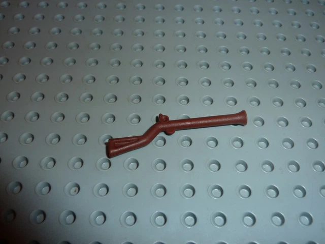 LEGO MINIFIG GUN Musket Redbrown Ref 2561 Set 6253/6243/7785/10210/6242 ...