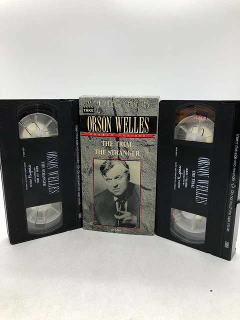 ORSON WELLES DOUBLE Feature Used VHS The Trial The Stranger $3.99 ...