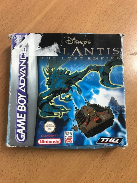 DISNEY'S ATLANTIS THE Lost Empire GENUINE Nintendo GBA Game Boy Advance ...