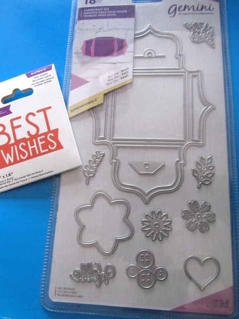 CRAFTERS COMPANION NEW Dimensionals Papercraft Die Box Small & Best ...
