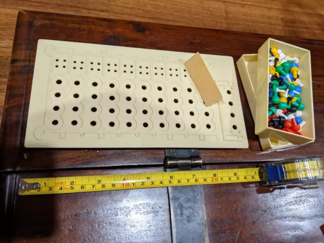 VINTAGE MASTER MIND Game COMPLETE SET NO BOX Jumbo Super MasterMind ...