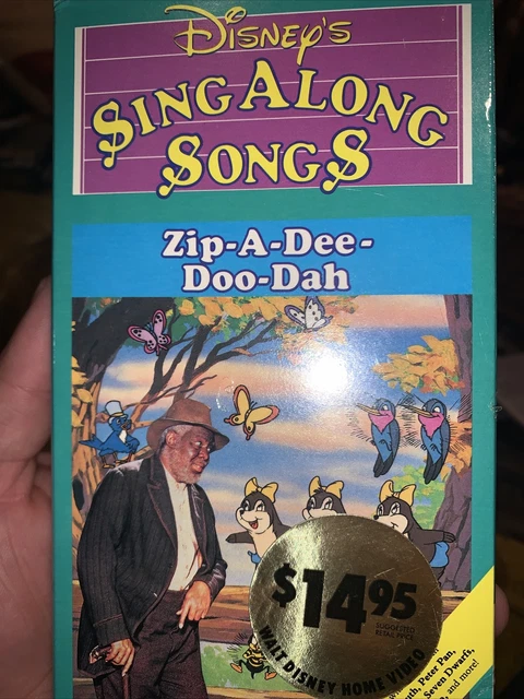DISNEY'S SING ALONG Songs Zip-A-Dee-Doo-Dah VHS **SEALED NEW** Great ...