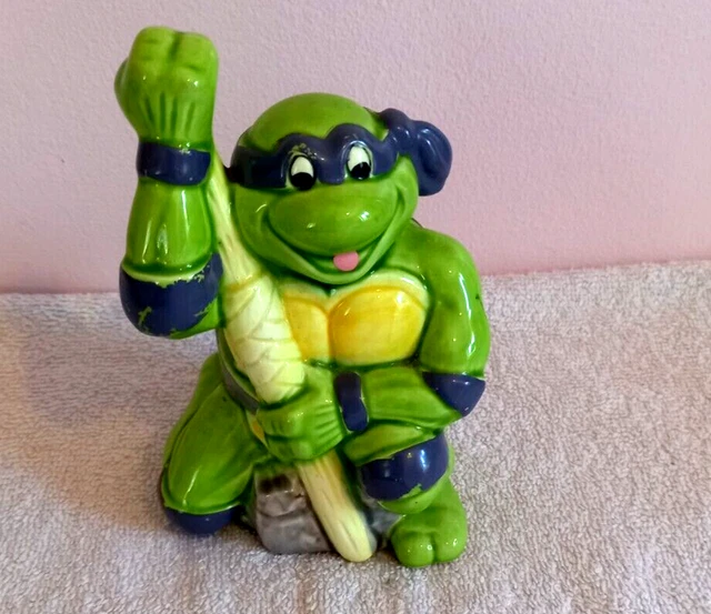 TEENAGE MUTANT NINJA Turtles TMNT Donatello Turtle Ceramic Money Box ...